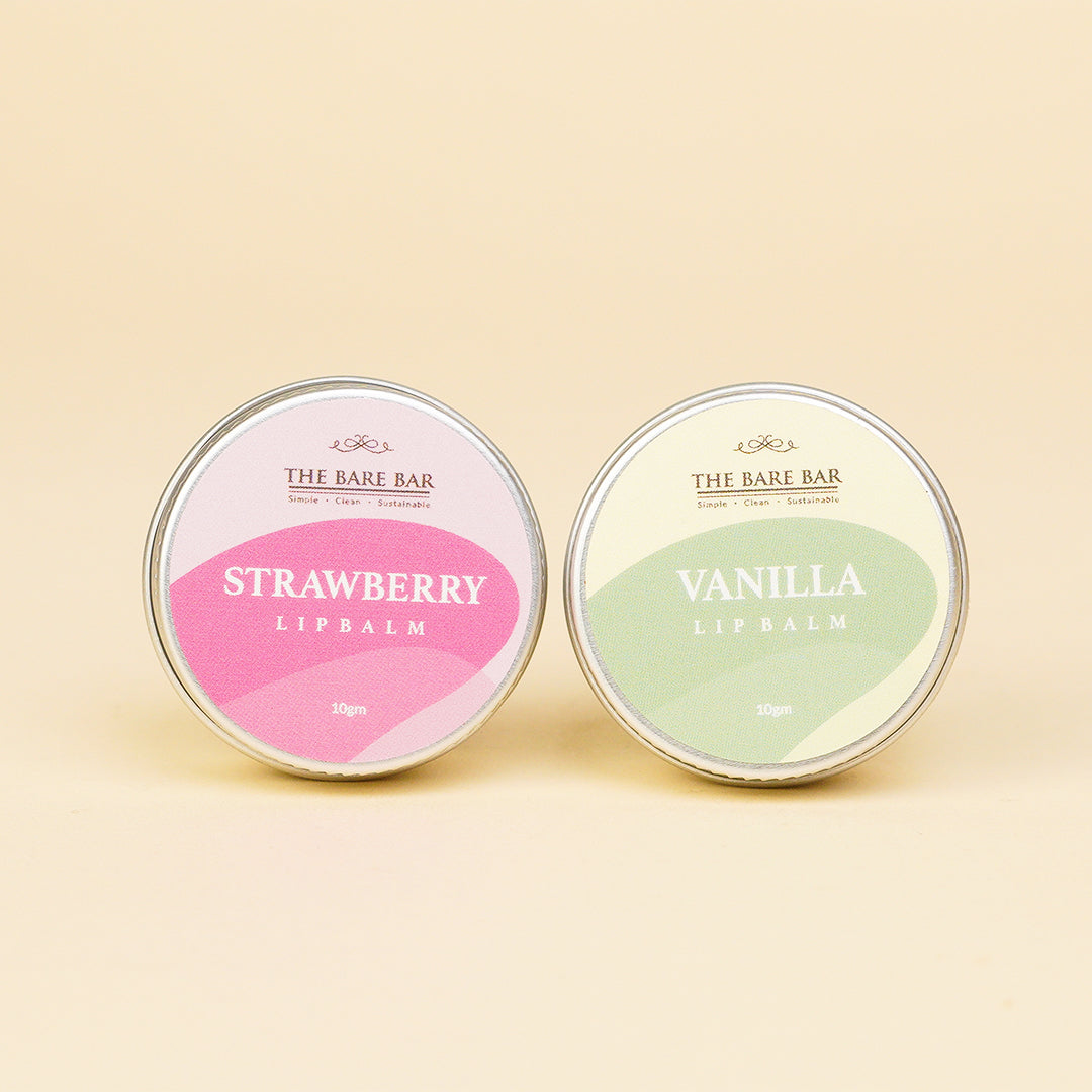 Strawberry & Vanilla Lip Balm Pair - TBB