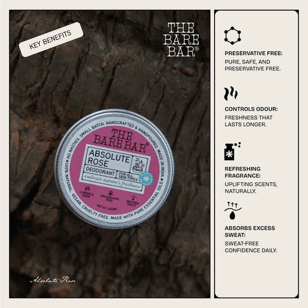 Deodorants: Buy Rose Deo Online at Best Prices – THE BARE BAR