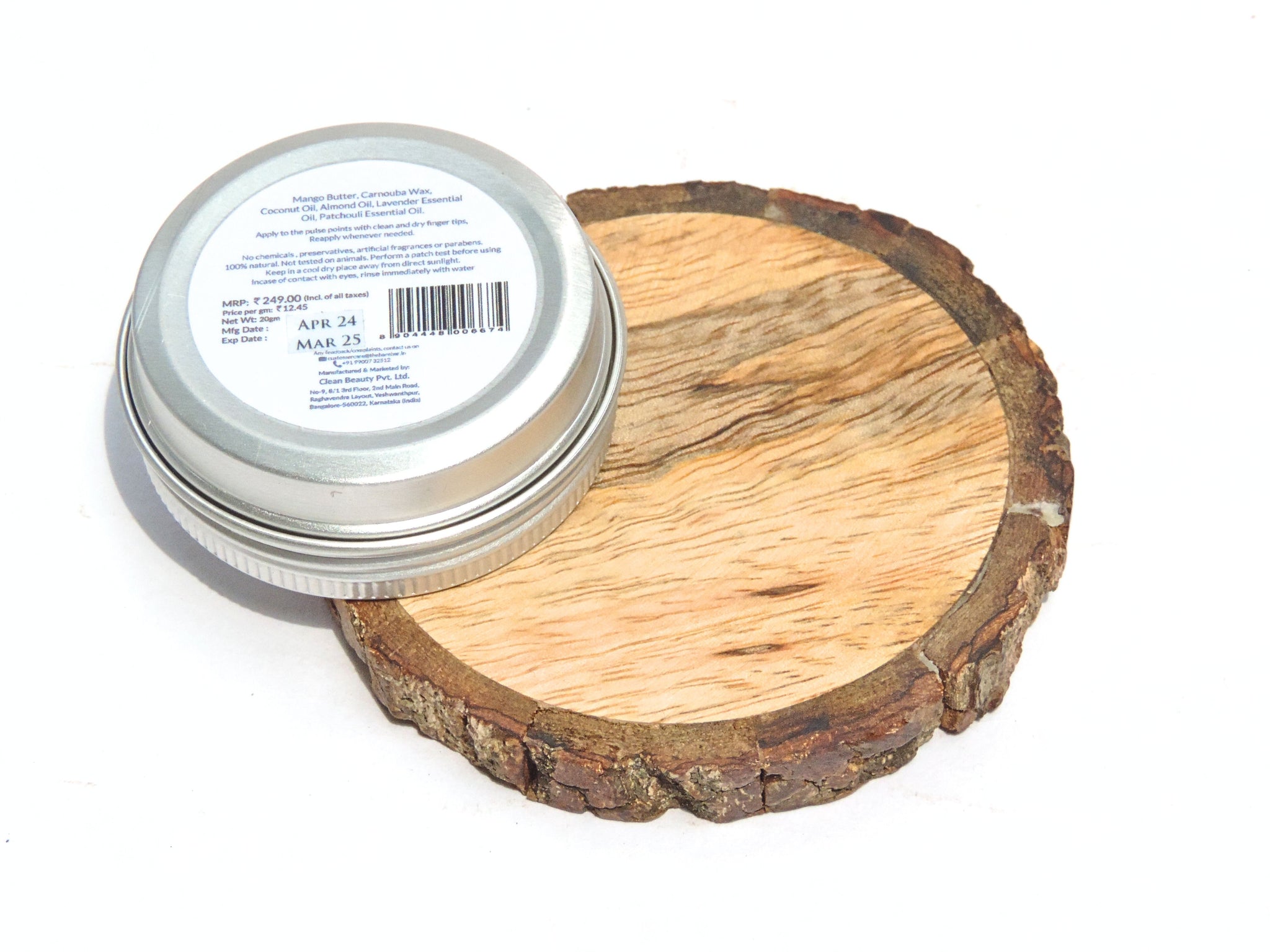 Lavender Patchouli Solid Perfume - TBB