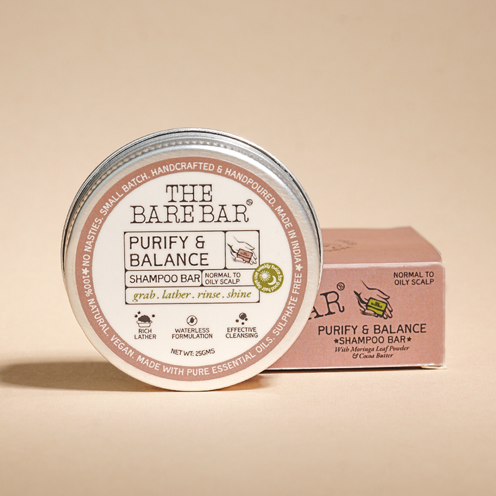 Buy Purify & Balance Shampoo Bar Online | The Bare Bar – THE BARE BAR