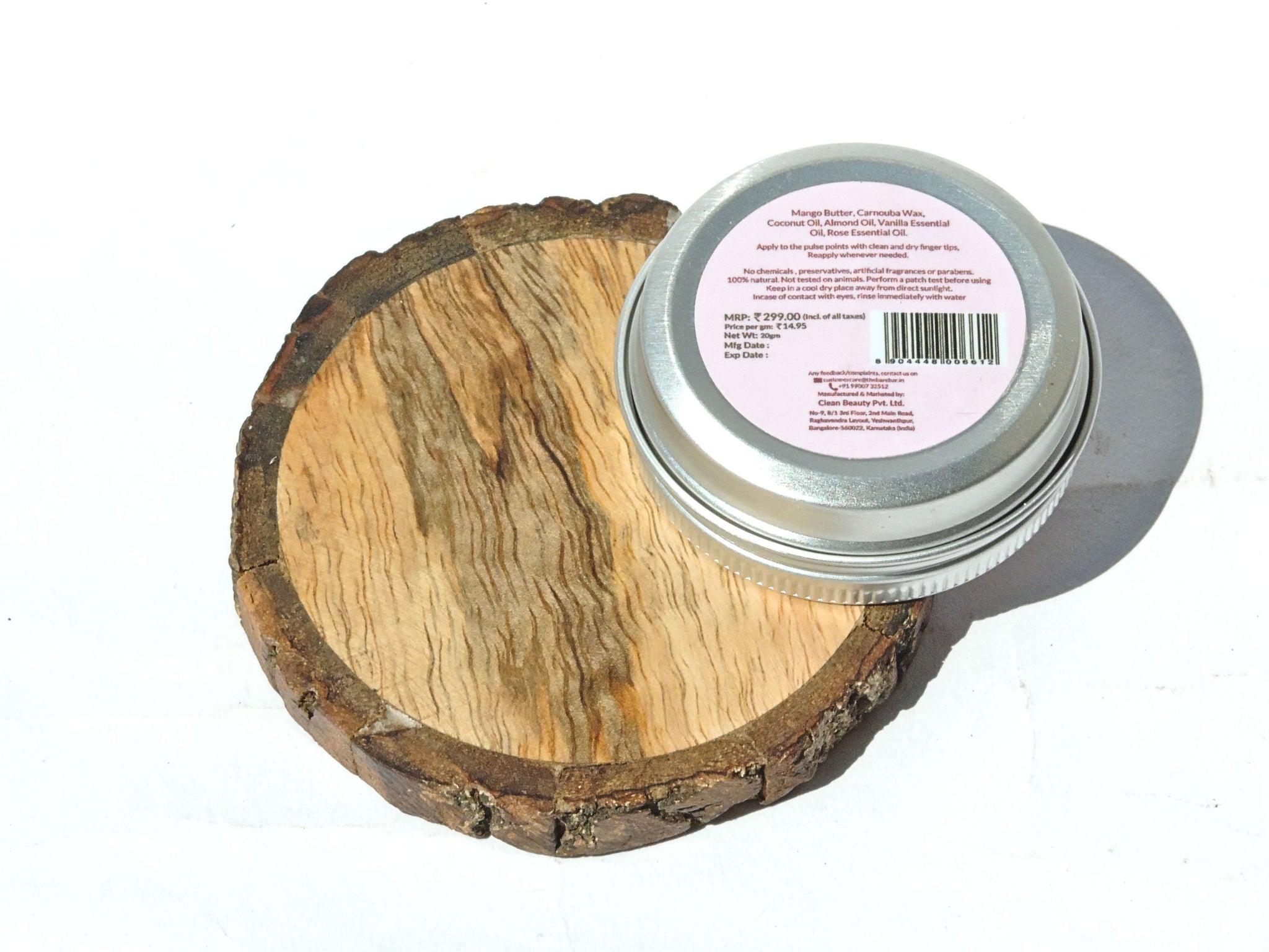 Rose Vanilla Solid Perfume - TBB