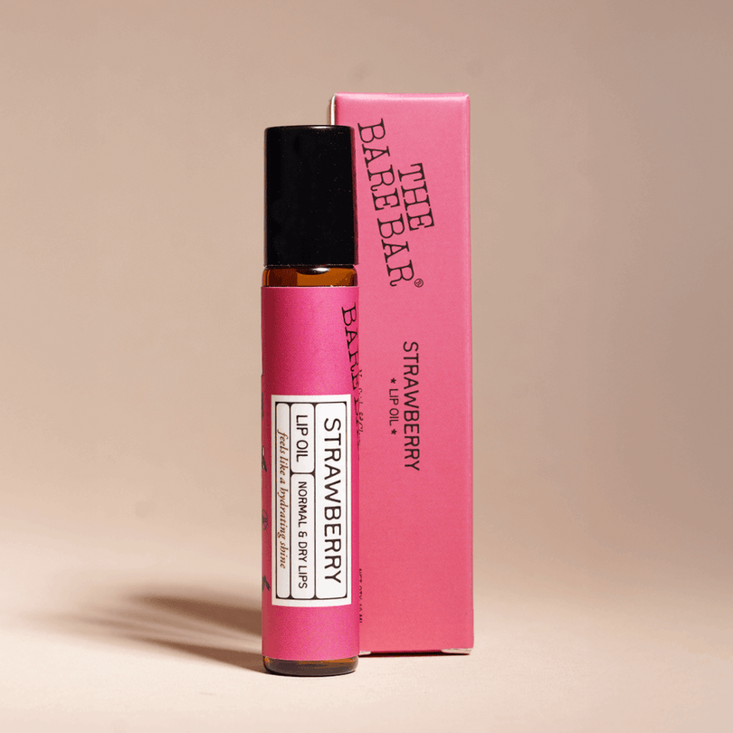 Buy Strawberry Lip Oil Online | The Bare Bar – THE BARE BAR